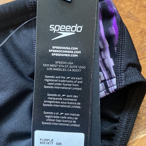 Speedo | Swim | Speedo Purple Train Iii Tech Brief Mens Swimsuit 85617 ...